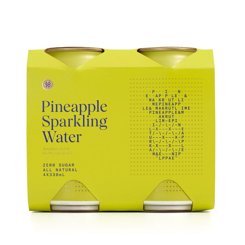 Strangelove Pineapple Sparkling Water Cans 4 Pk – Wholefood Circus